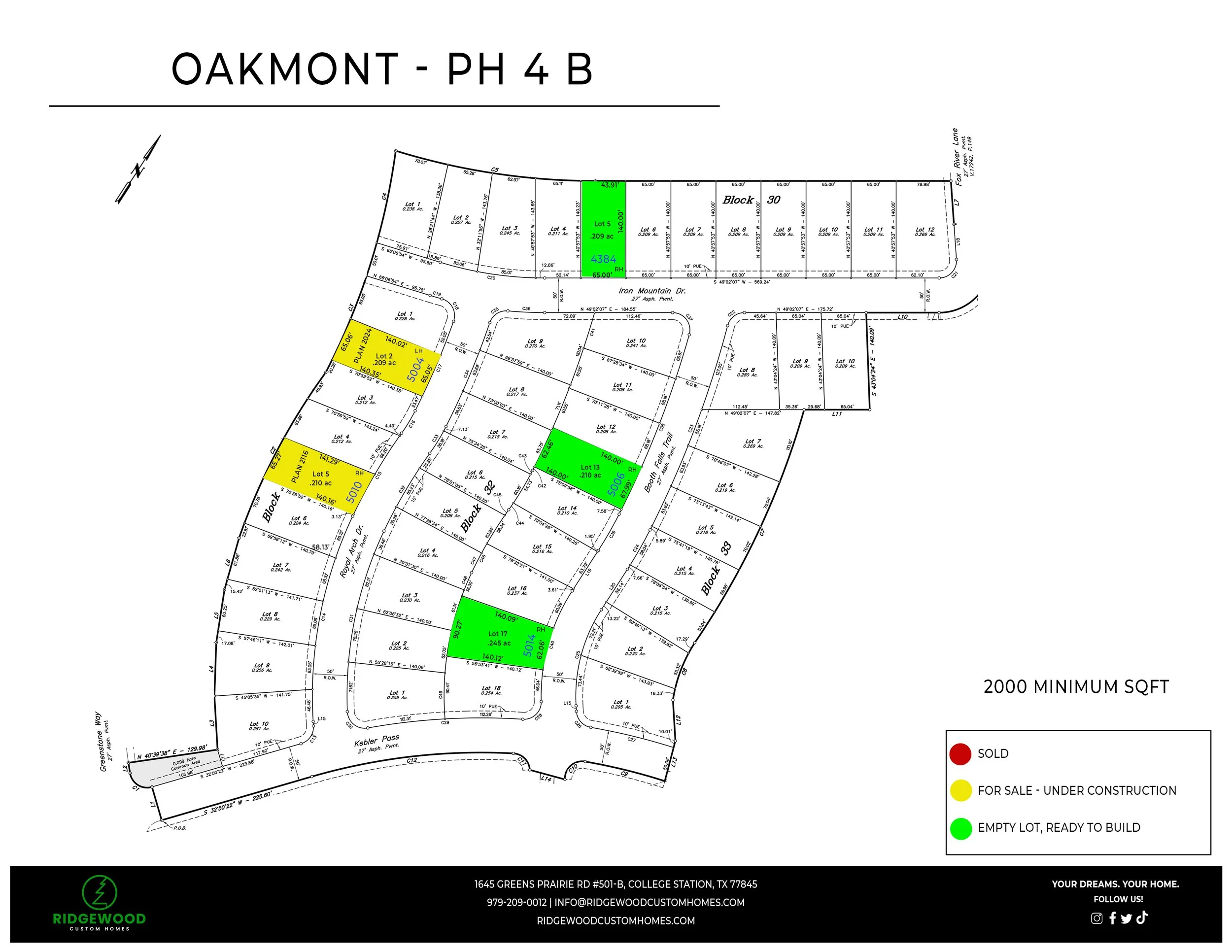 Oakmont - Bryan, TX — Ridgewood Custom Homes
