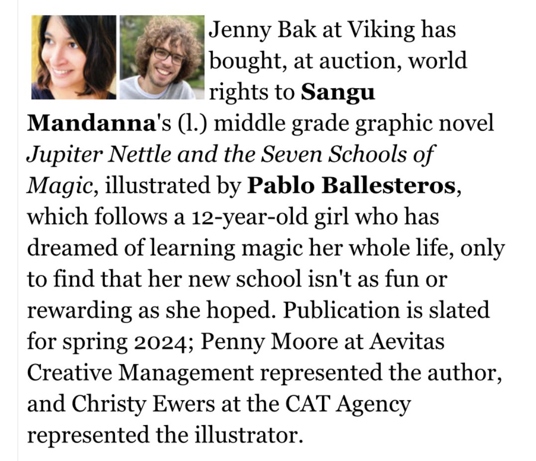 Jupiter Nettle — Sangu Mandanna, author