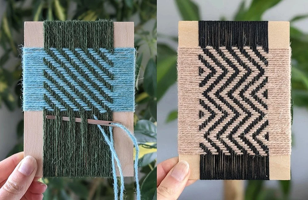 Virtual Off-Loom Weaving Workshop without Materials — Lark & Bower
