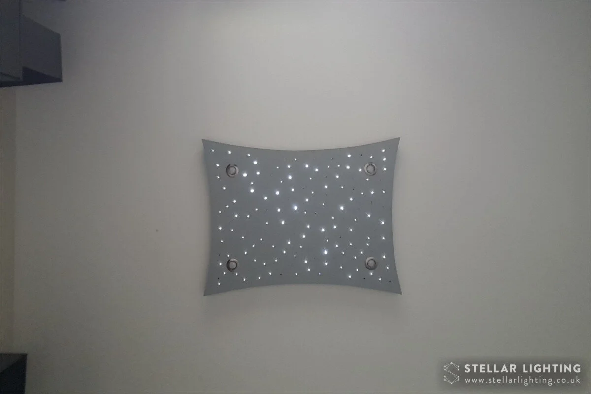 LED Star Ceiling - Concave Rectangle — Stellar Lighting