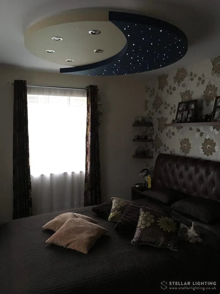LED Star Ceiling - Day and Night (Bedroom) — Stellar Lighting