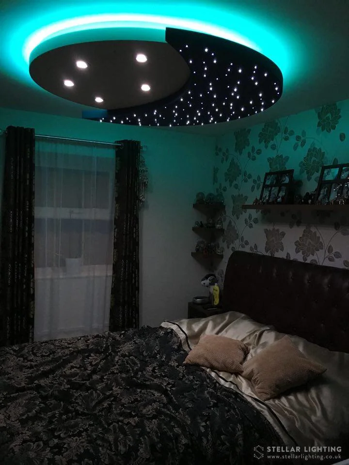 LED Star Ceiling - Day and Night (Bedroom) — Stellar Lighting