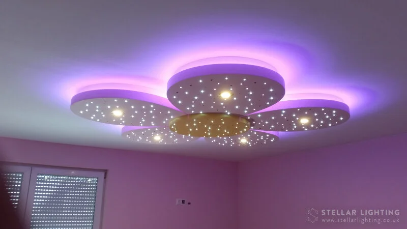 LED Star Ceiling - Flower — Stellar Lighting