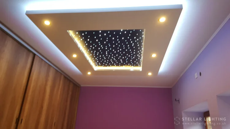 LED Star Ceiling - Sky Portal (Office) — Stellar Lighting