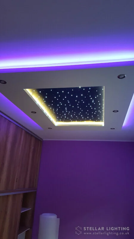 LED Star Ceiling - Sky Portal (Office) — Stellar Lighting