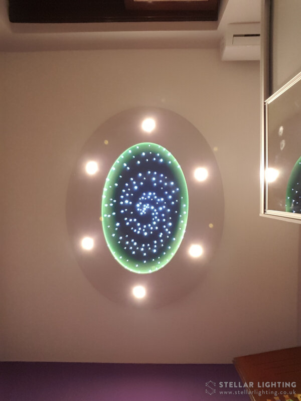 LED Star Ceiling - Oval Galaxy (Children's Room) — Stellar Lighting