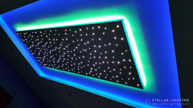 LED Star Ceiling - Simple rectangle — Stellar Lighting