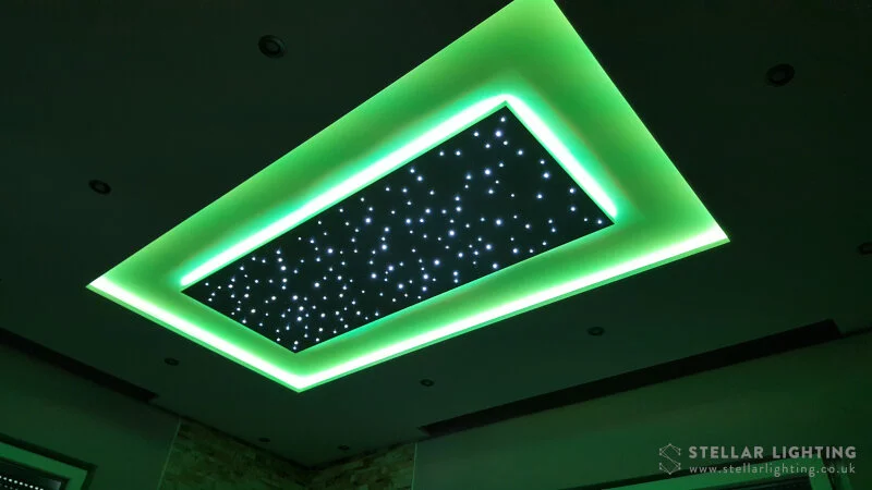 LED Star Ceiling - Simple rectangle — Stellar Lighting