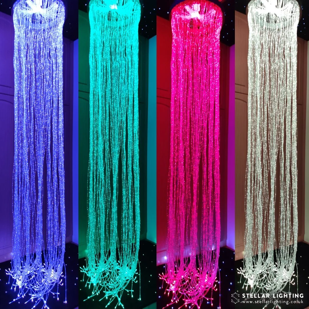 Fibre optic sensory light bar curtain — Stellar Lighting