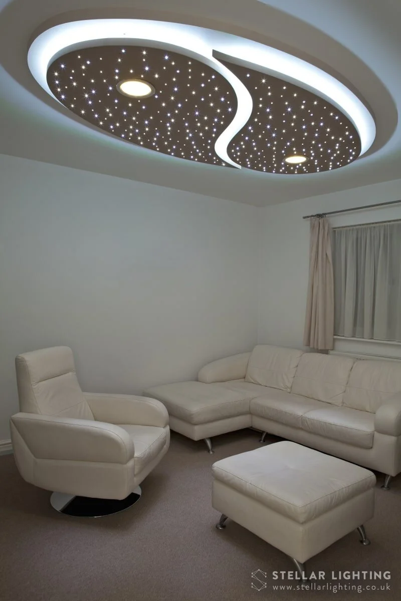 Solar Disc LED star ceiling panel design — Stellar Lighting