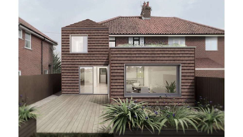 Tiled extension — Redhead Architects