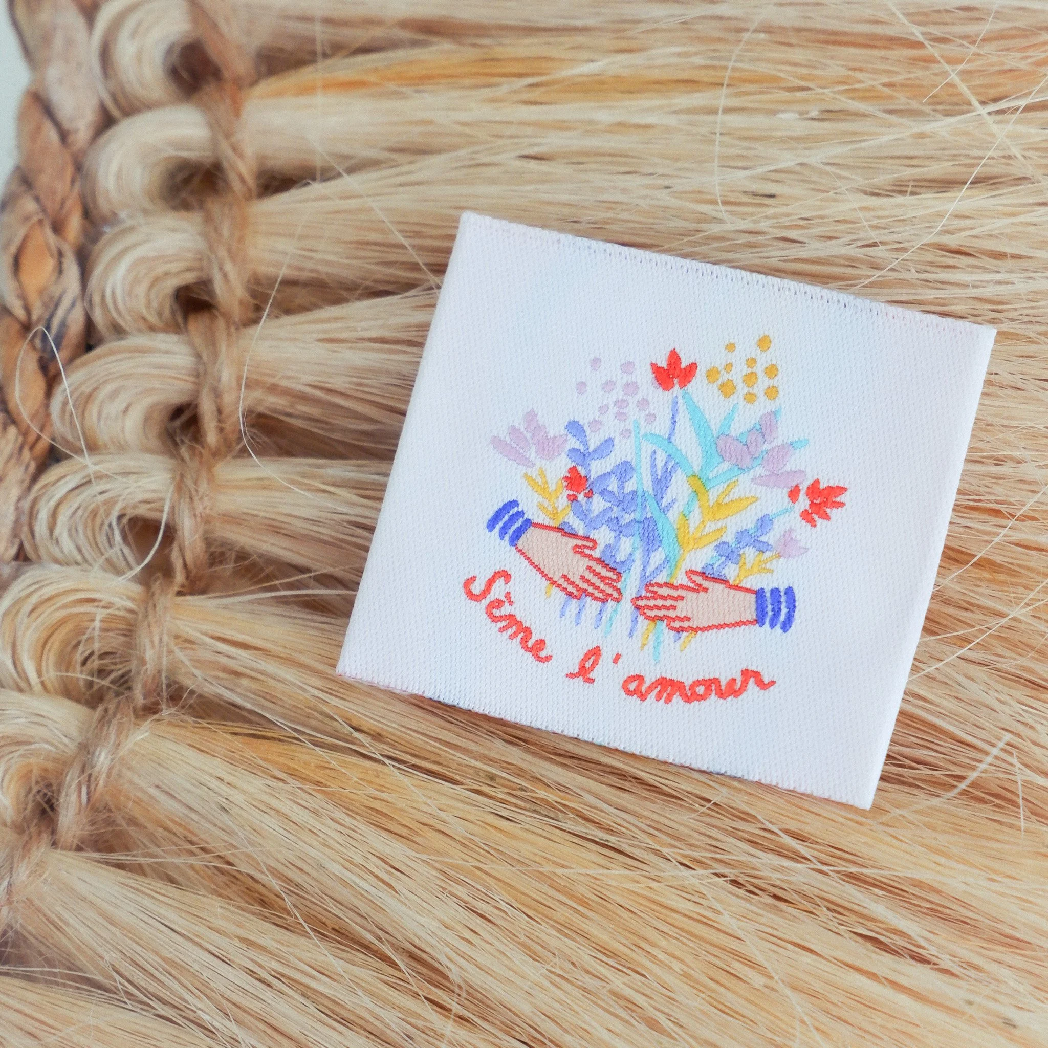 Étiquettes tissées Jolie Boho ♡ - Petit amour à l'unité — Joli.e Boho