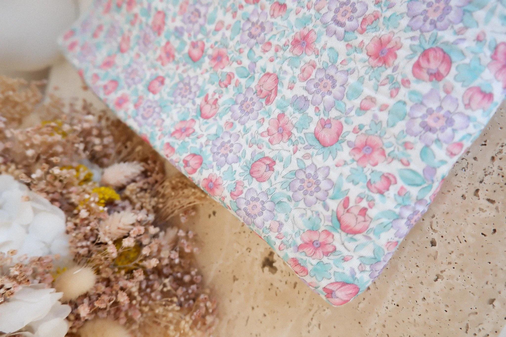 Tissu double gaze beige imprimée paisley - noisette ♡ — Joli.e Boho