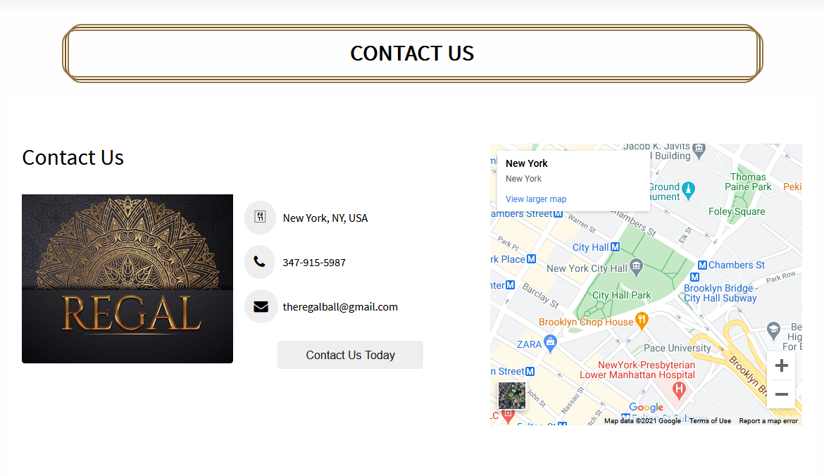 The Regal Ball — divBean