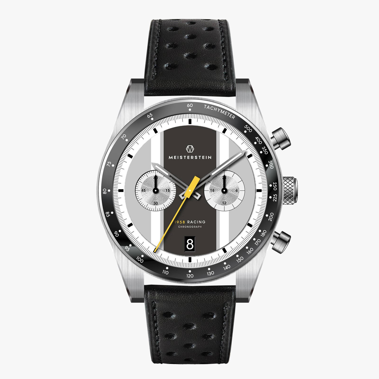 1958 RACING Chronograph - black — MEISTERSTEIN Uhren - Offizieller Shop