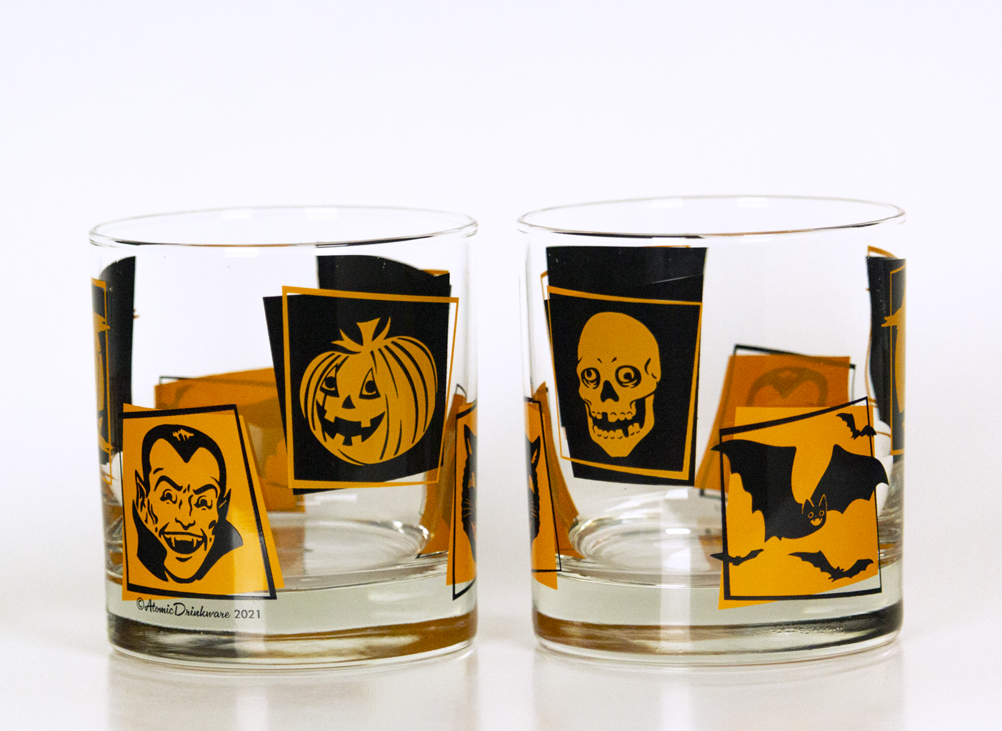 Atomic Drinkware Monster Mash Halloween Collins Glasses Set Of 4 atomic-drinkware-monster-mash-halloween-collins-glasses-set-of-4