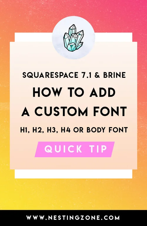 Free Squarespace design ideas — Nestingzone