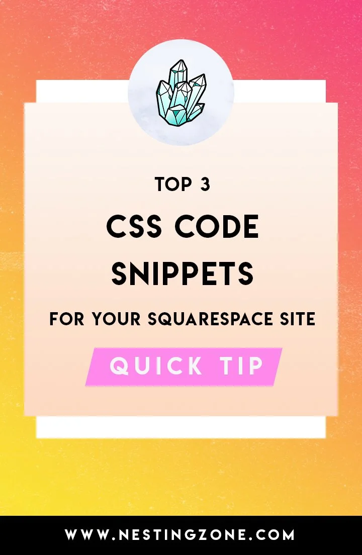 Free Squarespace design ideas — Nestingzone