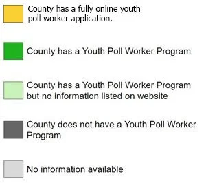 Poll Worker Program Map — PA Youth Vote
