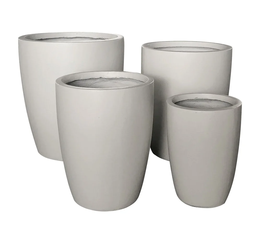 Outdoor Ceramic Birdbaths | Planters and Pots | Outdoor Fiberstone Pots ...