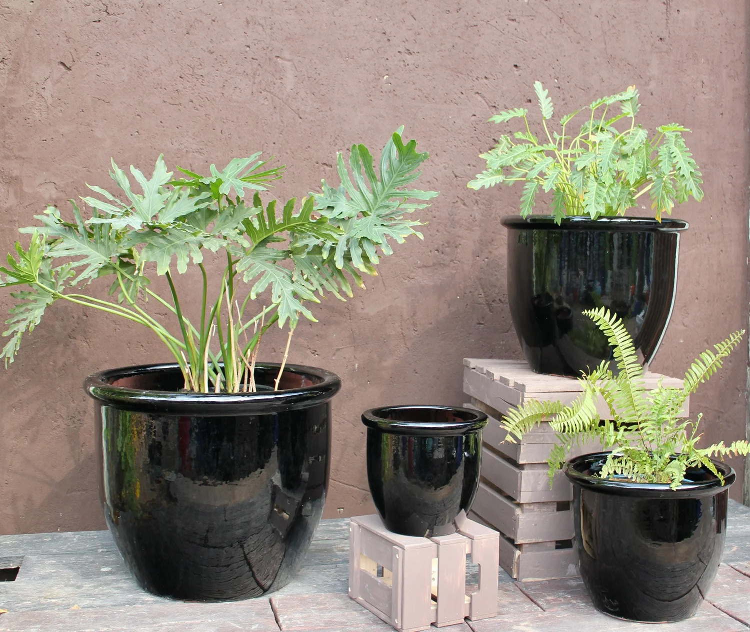 Frost Proof Outdoor Ceramic Pottery | Outdoor Pots & Planters For Yards ...