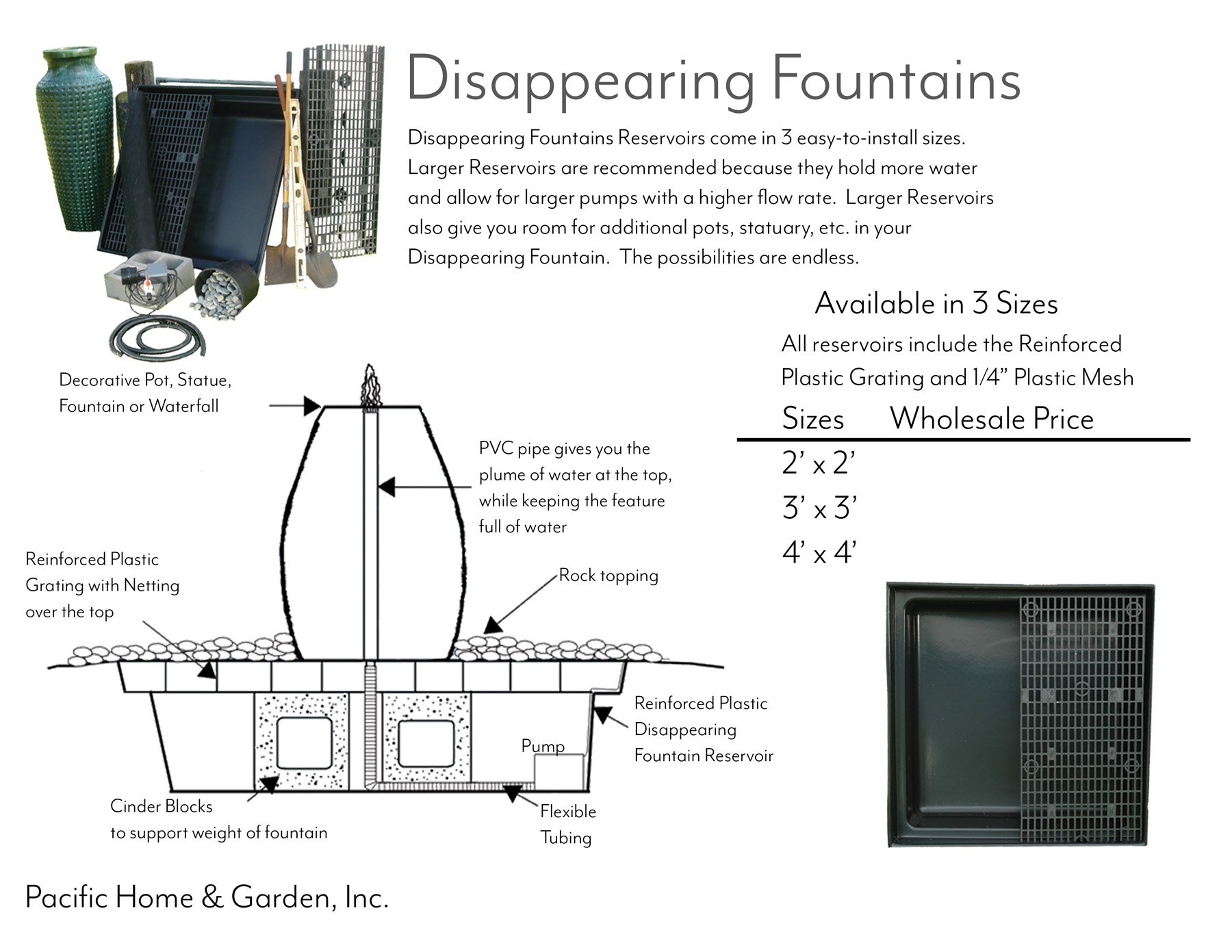 Outdoor Ceramic Fountains For Yards | Large Outdoor Pottery Fountains ...