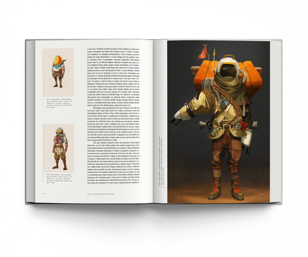 OUTER WILDS: DESIGN WORKS — Lost In Cult