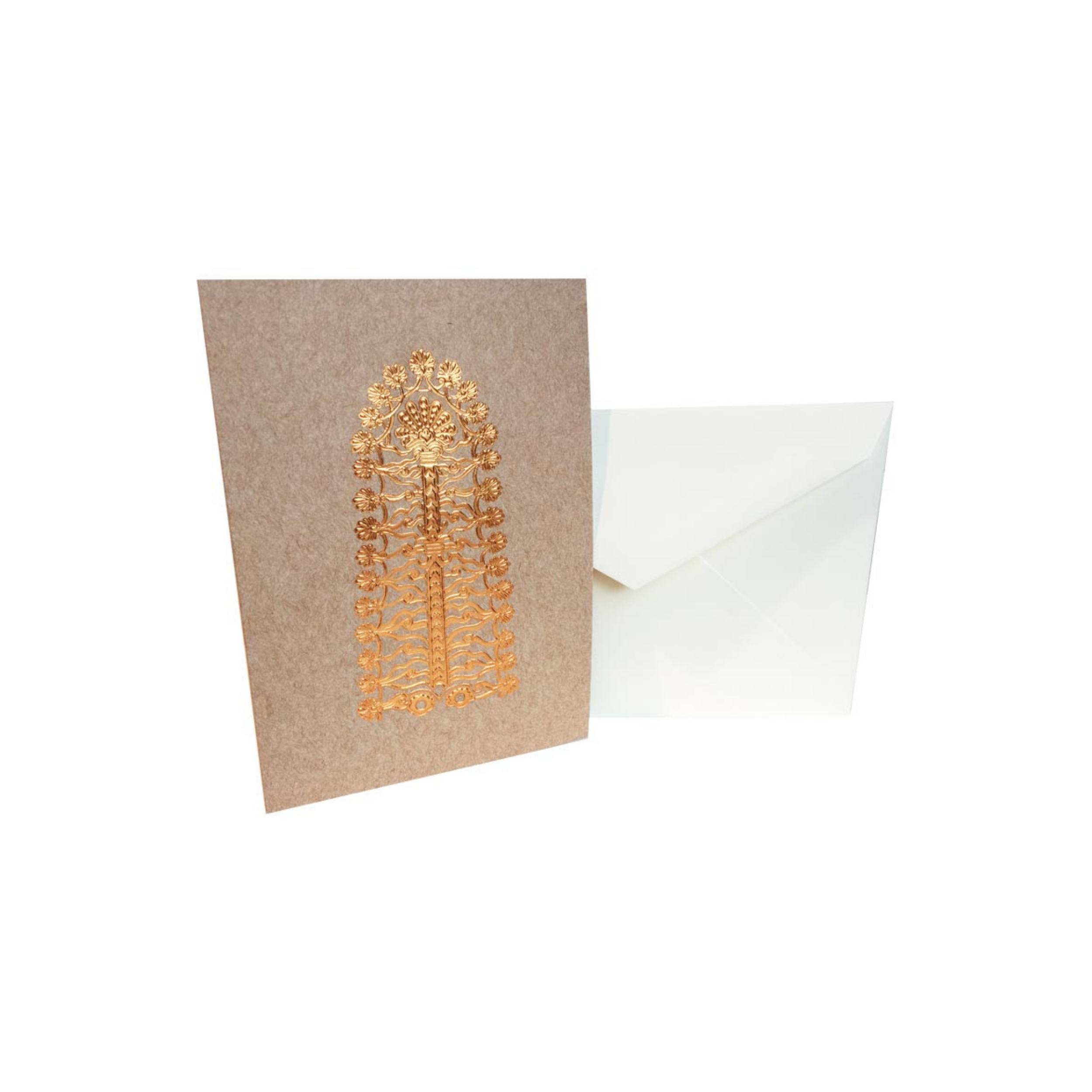 Winged Divinity Note Card — Waw Allap