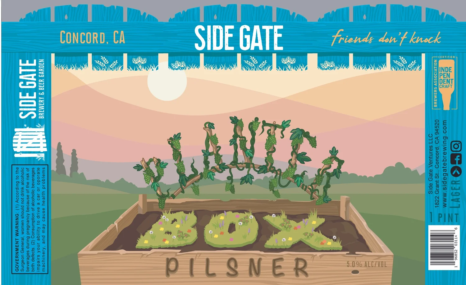 Our Beer — Side Gate Brewery & Beer Garden