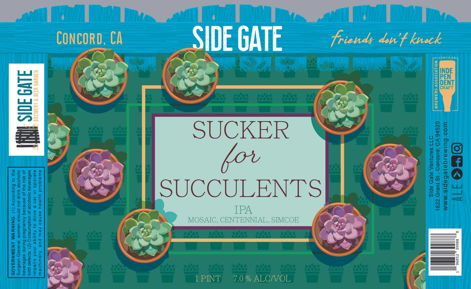 Our Beer — Side Gate Brewery & Beer Garden