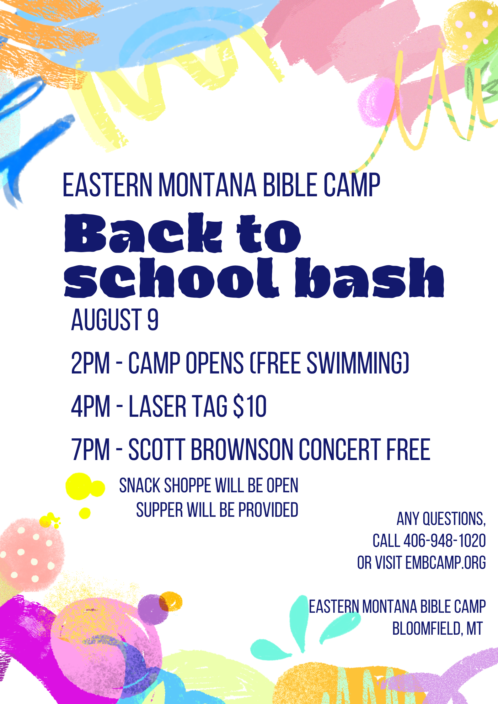 Events — Eastern Montana Bible Camp