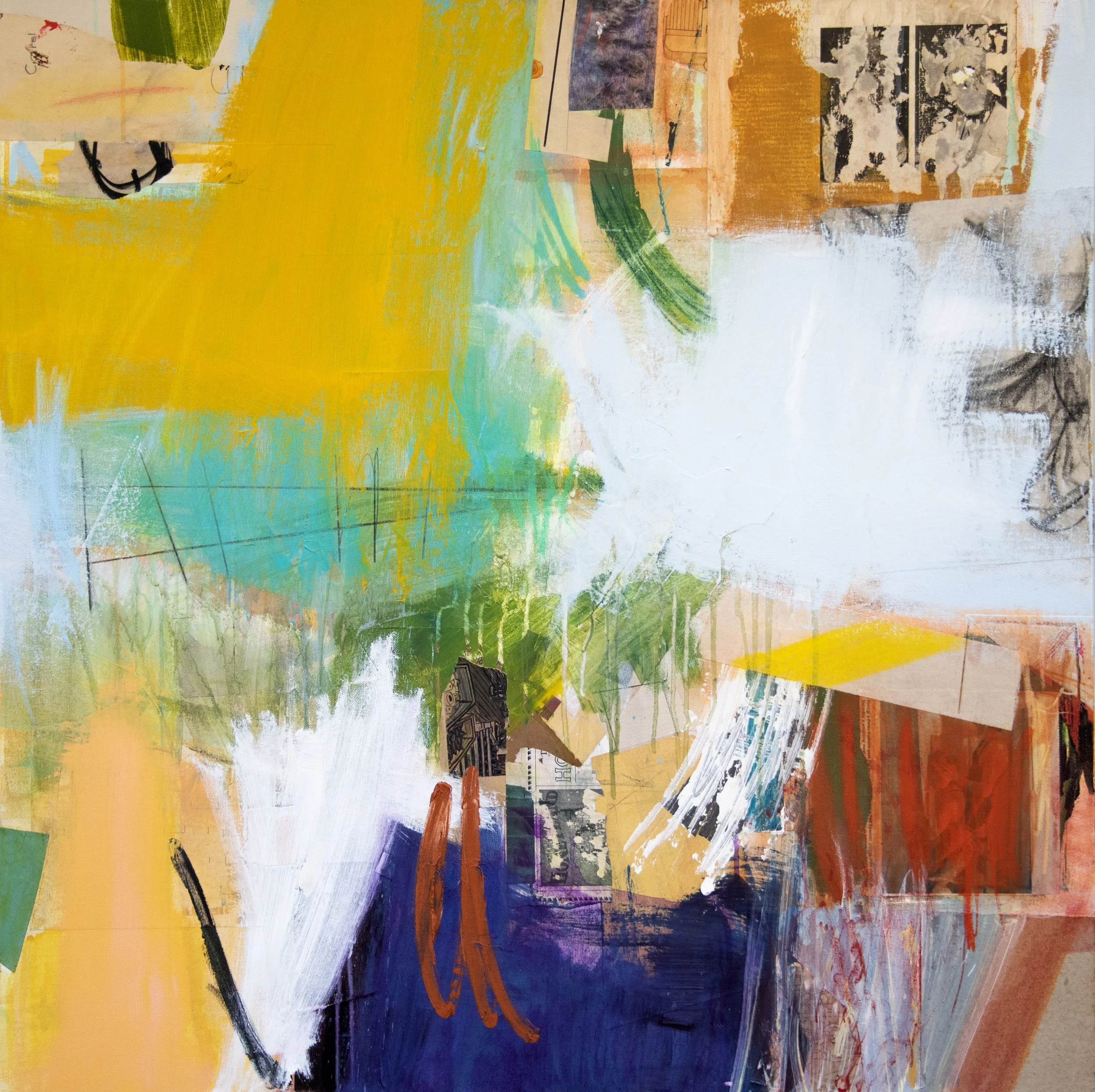 CAROL GOVE ARTIST - ABSTRACT MIXED MEDIA COLLAGE ARTIST