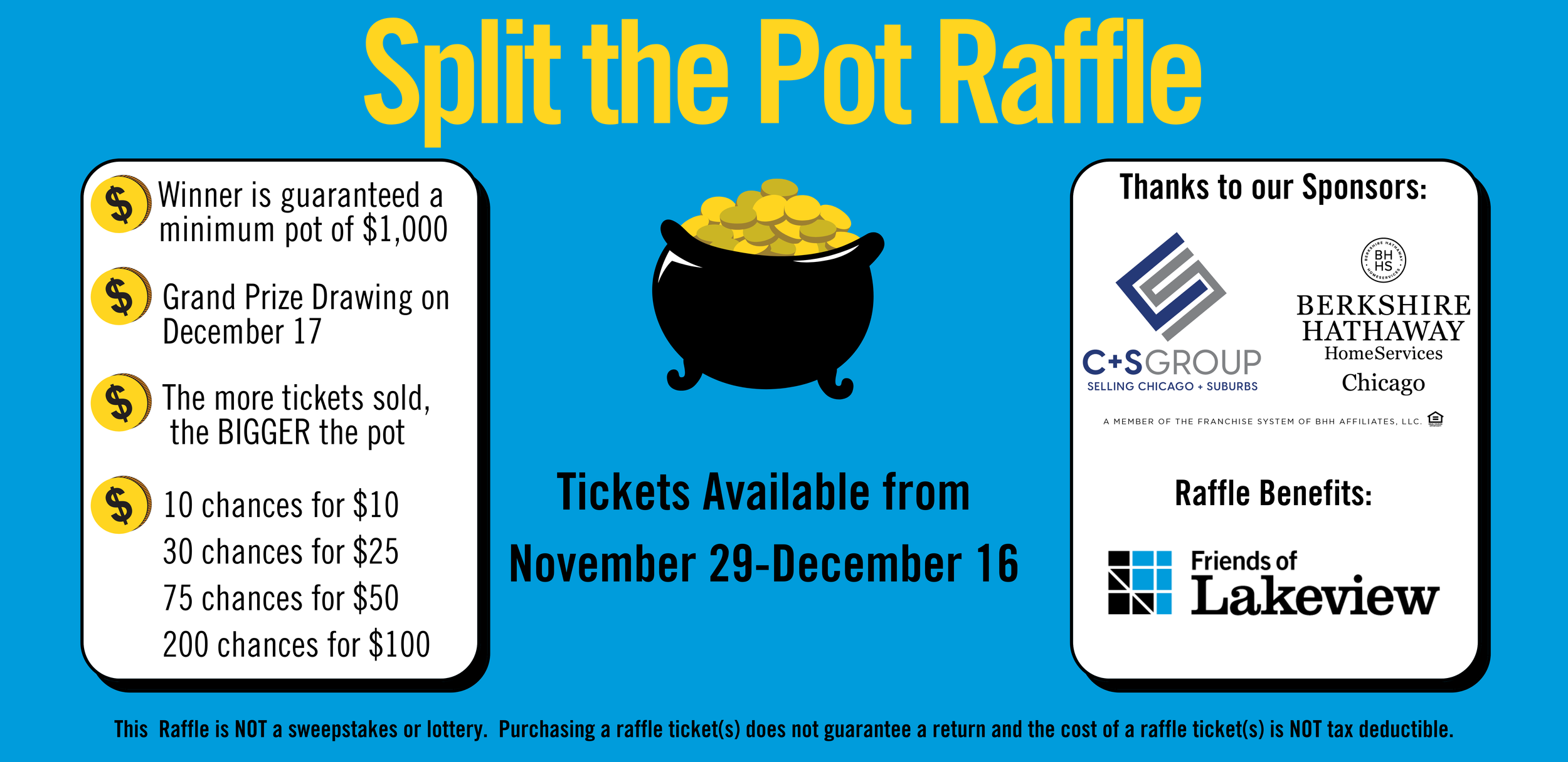 SPLIT THE POT — Lakeview Roscoe Village Chamber of Commerce