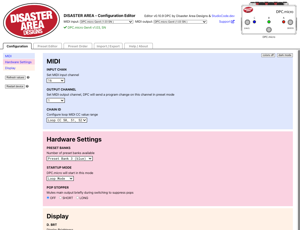 DPC.micro Gen4 — Disaster Area Designs
