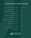 Our 100-point Recovery System — Elevation One Physiotherapy