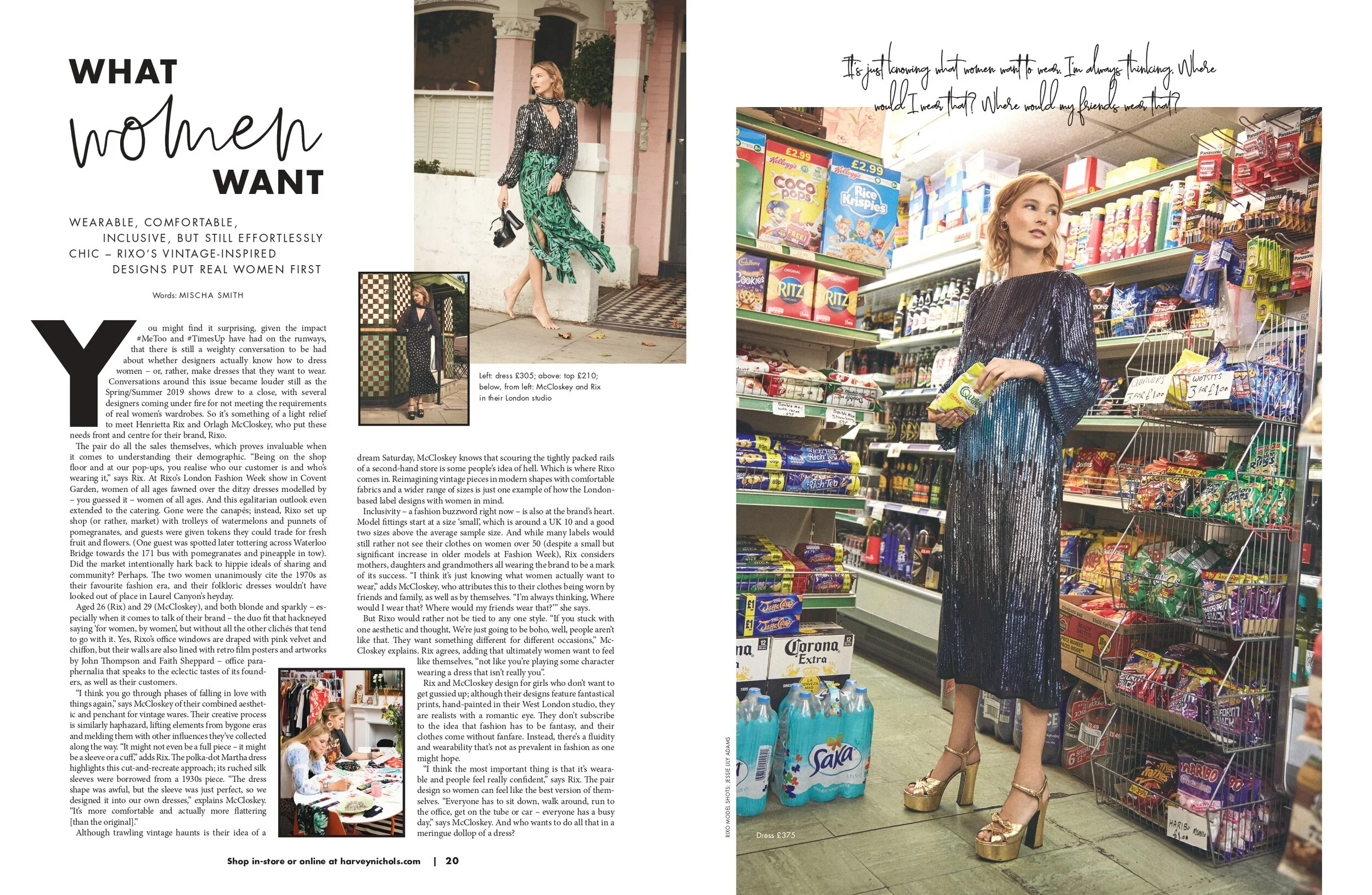 Henrietta Rix & Orlagh McCloskey — MISCHA ANOUK SMITH