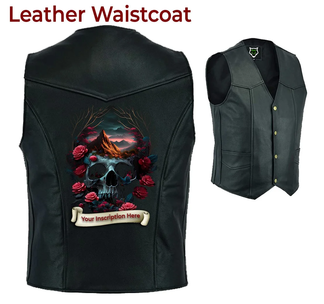 BESPOKE Leather Waistcoat - Design YOUR OWN WAISTCOAT — DIOMYX.co.uk