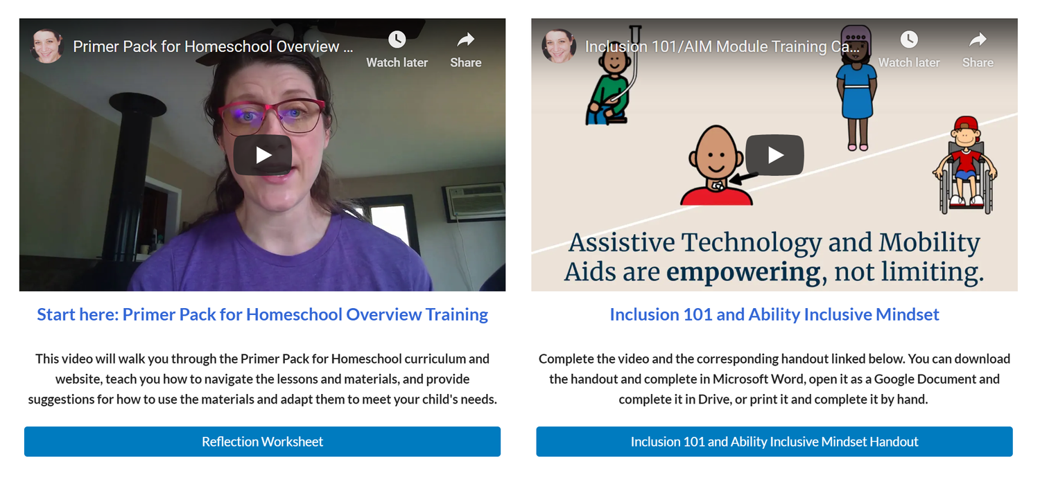 Introducing: Primer Pack for Homeschool — The Nora Project
