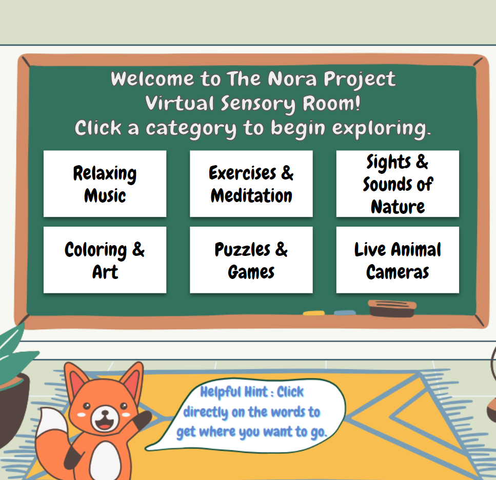 Virtual Sensory Room — The Nora Project