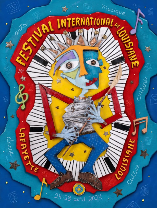 2024 Official Poster — Festival International de Louisiane