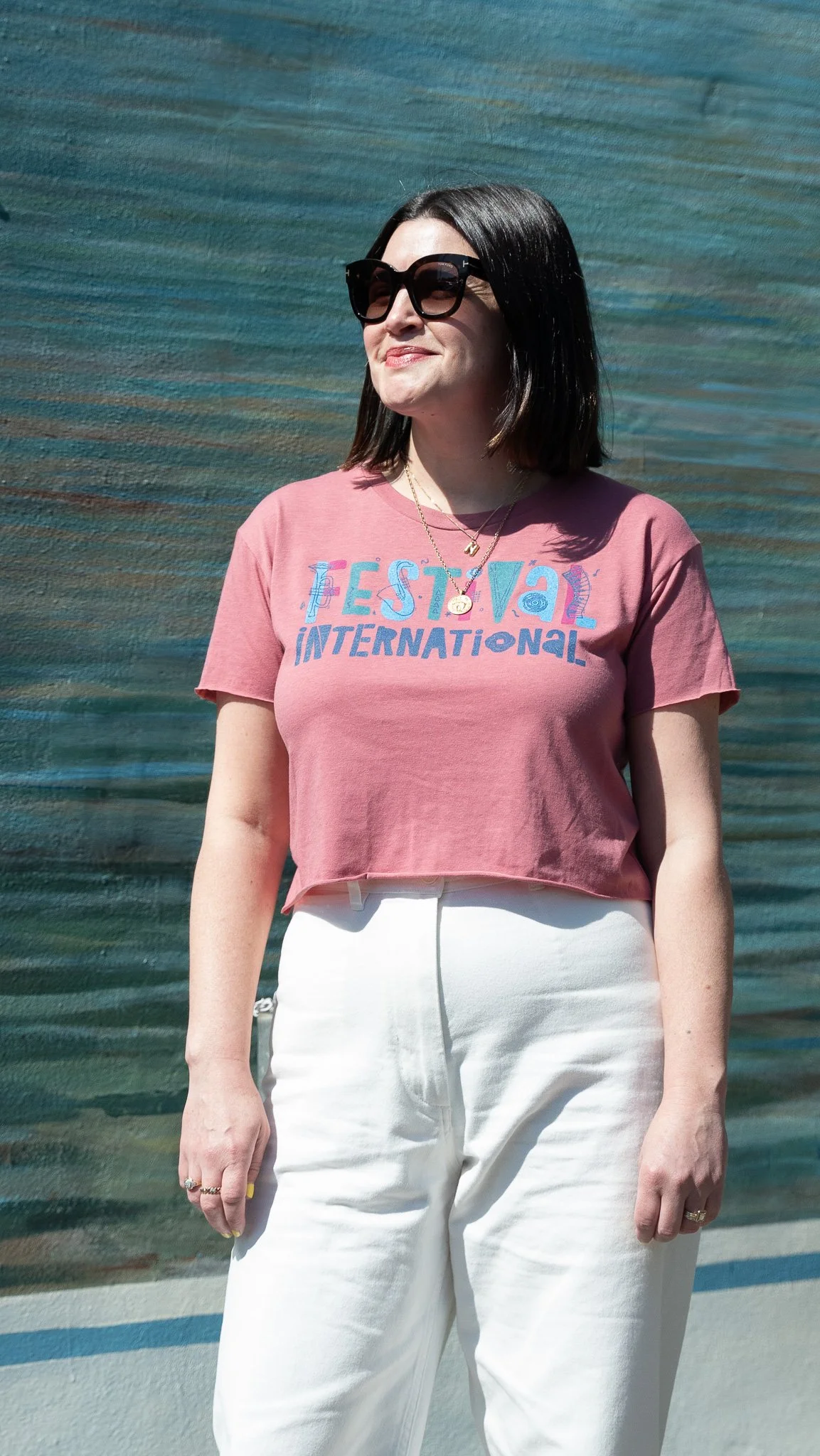 Pink Crop Top — Festival International de Louisiane