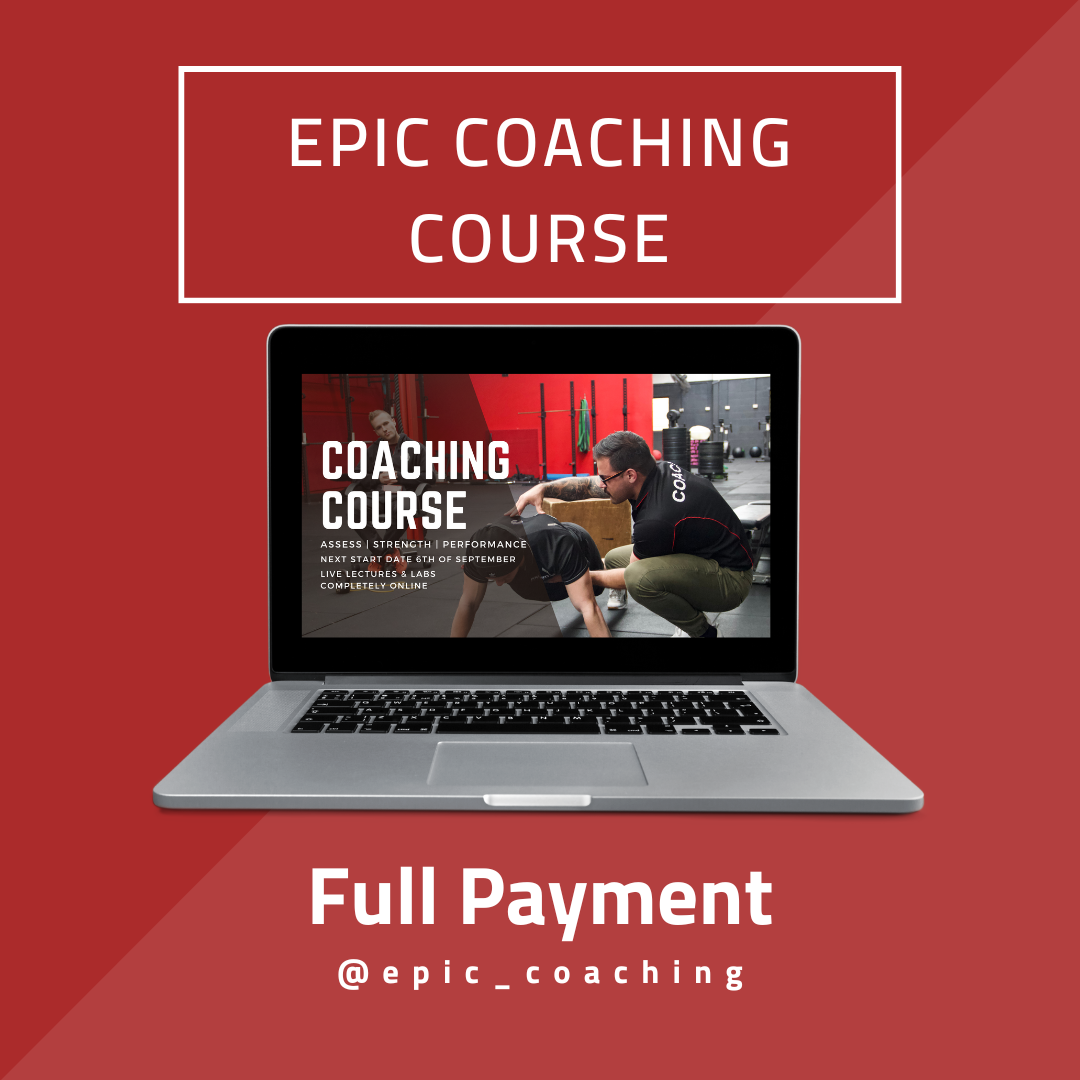 Strength Coaching Course — EPIC Coaching