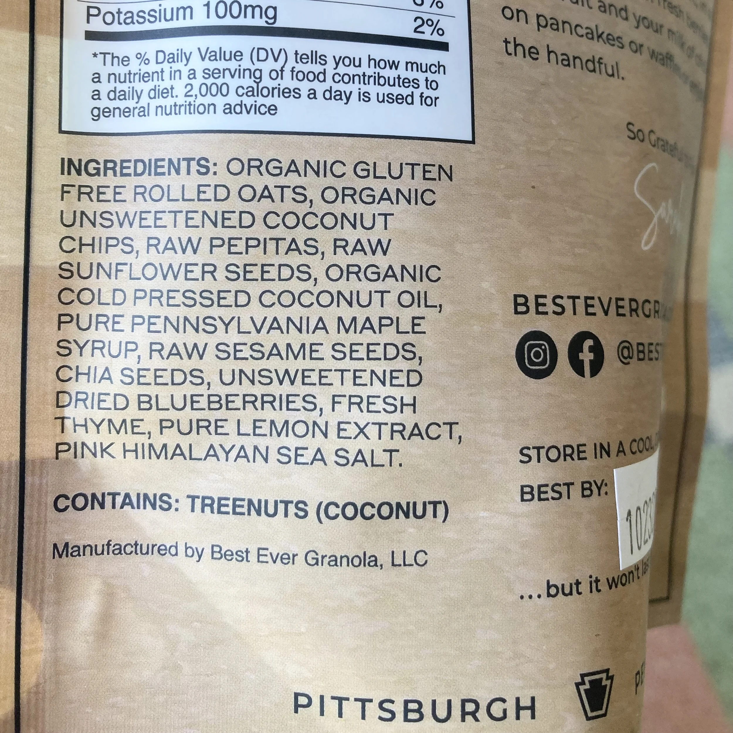 Vegan Granola | Pittsburgh, PA — Best Ever Granola