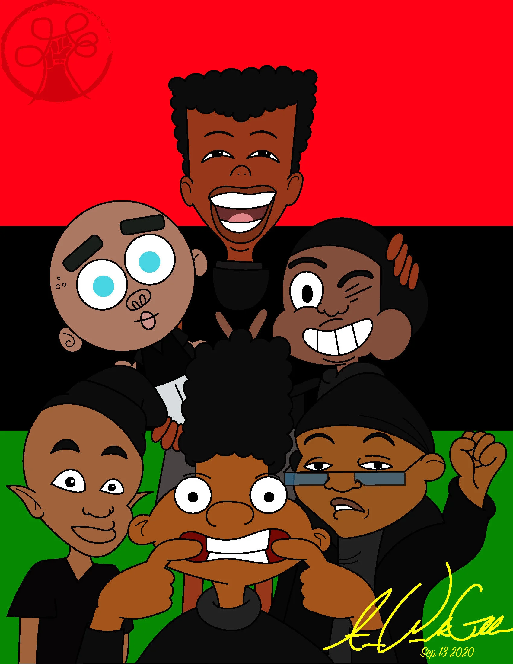 Black Boy Cartoon Characters
