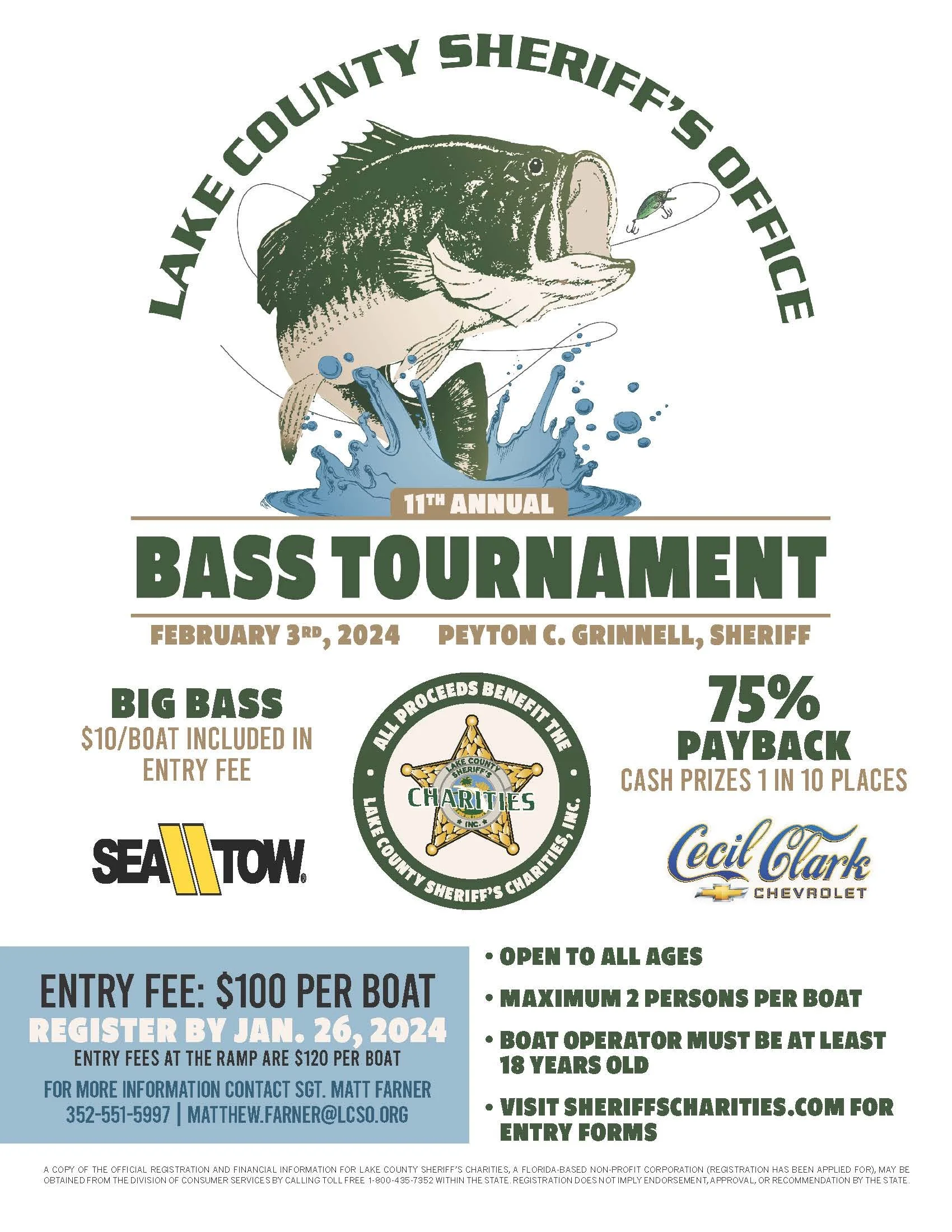 Bass Tournament — Lake County Sheriff's Charities Inc.
