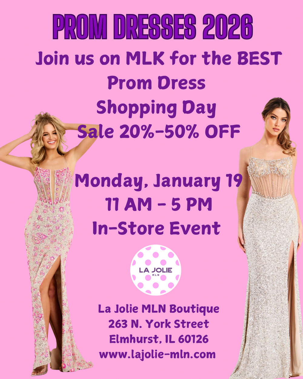 Get Ready for Prom 2026! — La Jolie MLN