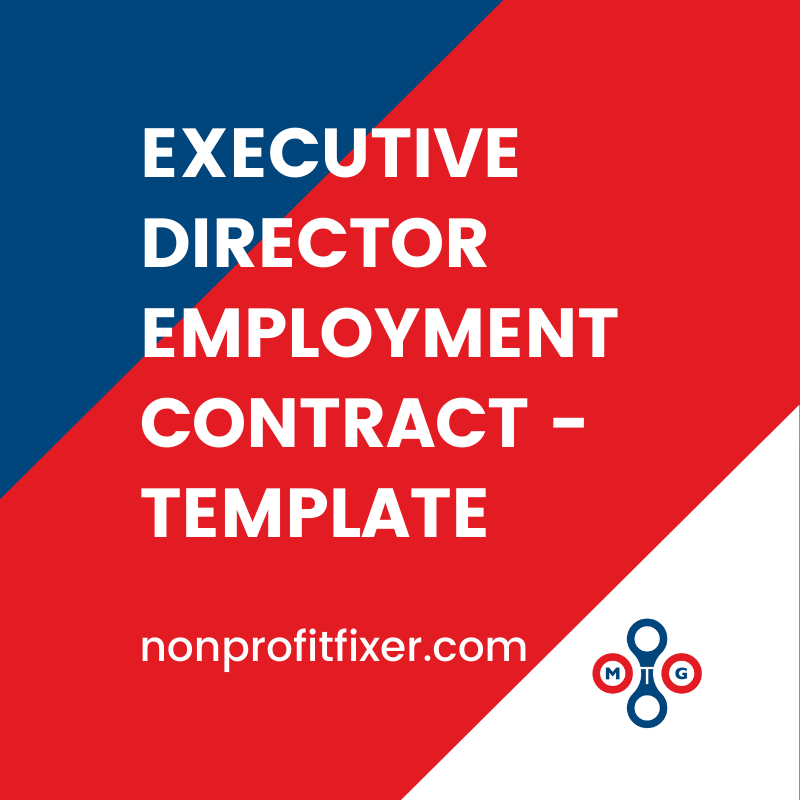 Executive Director Employment Contract - Template ($500 Value) - The ...