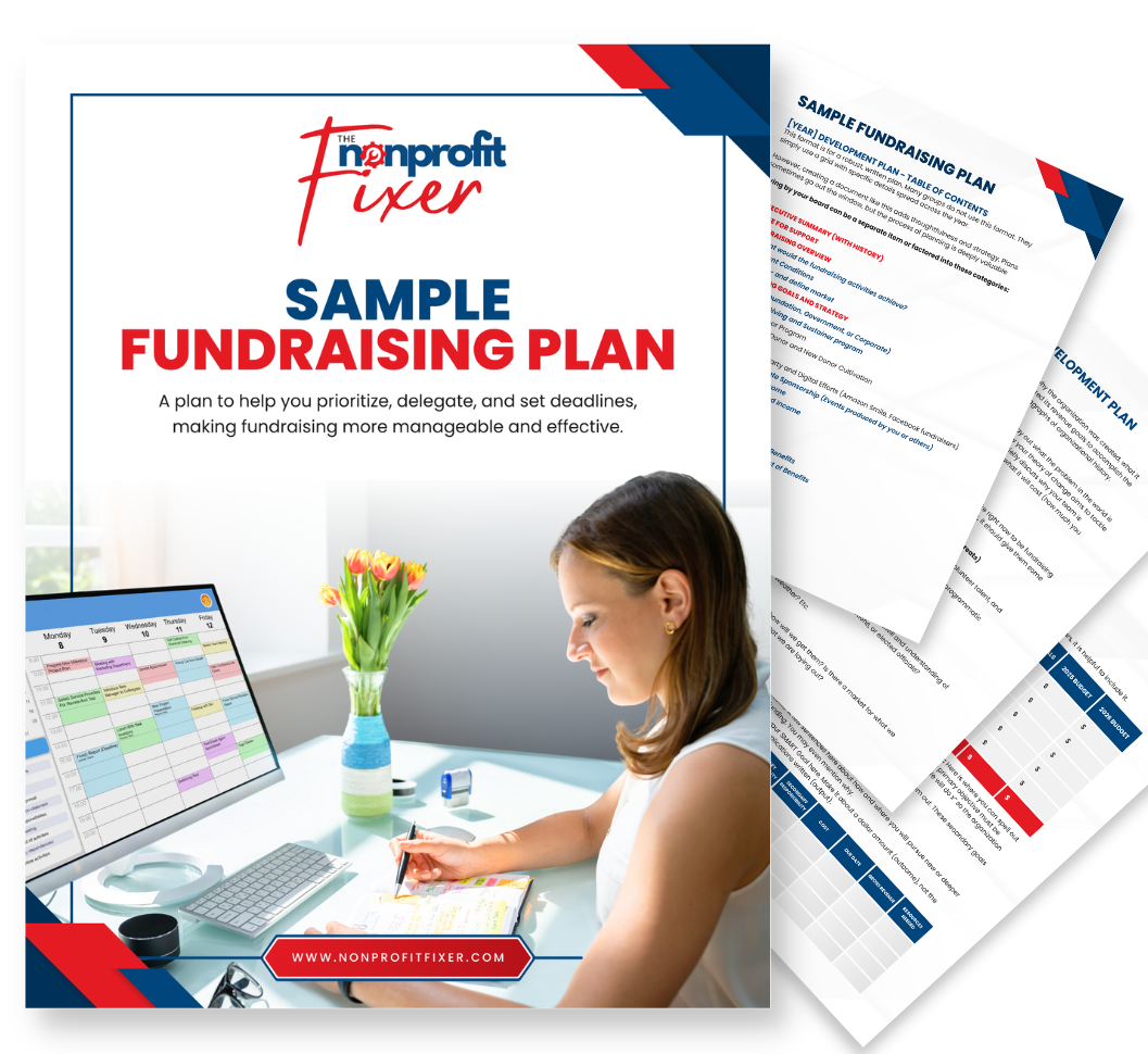Sample nonprofit fundraising development plan - The Nonprofit Fixer