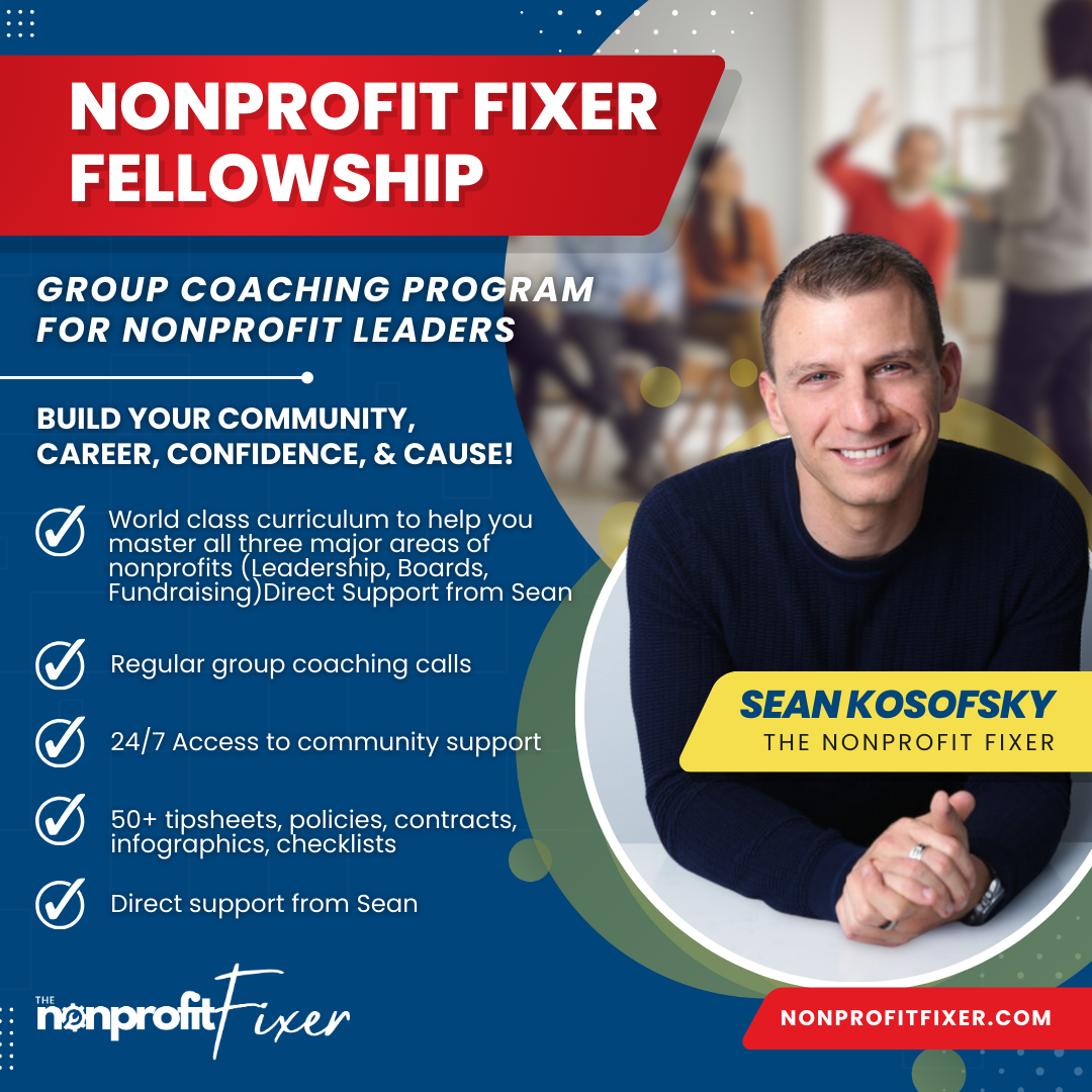 Fixer Fellowship Group Coaching Program — The Nonprofit Fixer