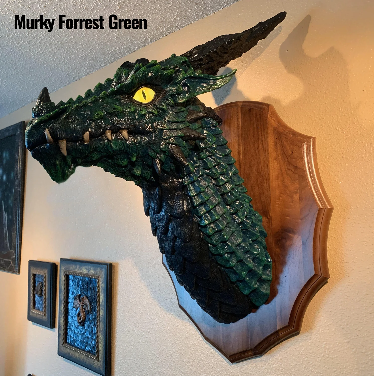 Frames Paper Mache Dragon Head